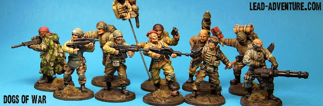 Wargame News and Terrain: Lead Adventure Miniatures: Painted Dogs of ...