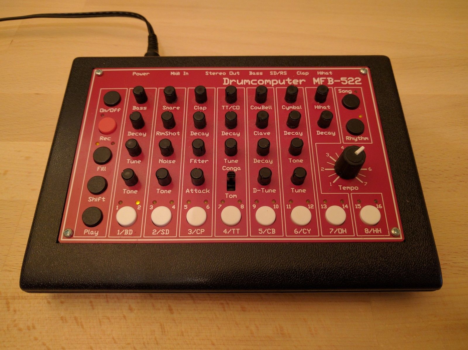 MATRIXSYNTH: MFB 522 Analogue Drum Machine