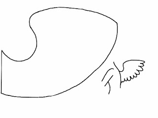 Personal Art Blog : Printable Wing Template