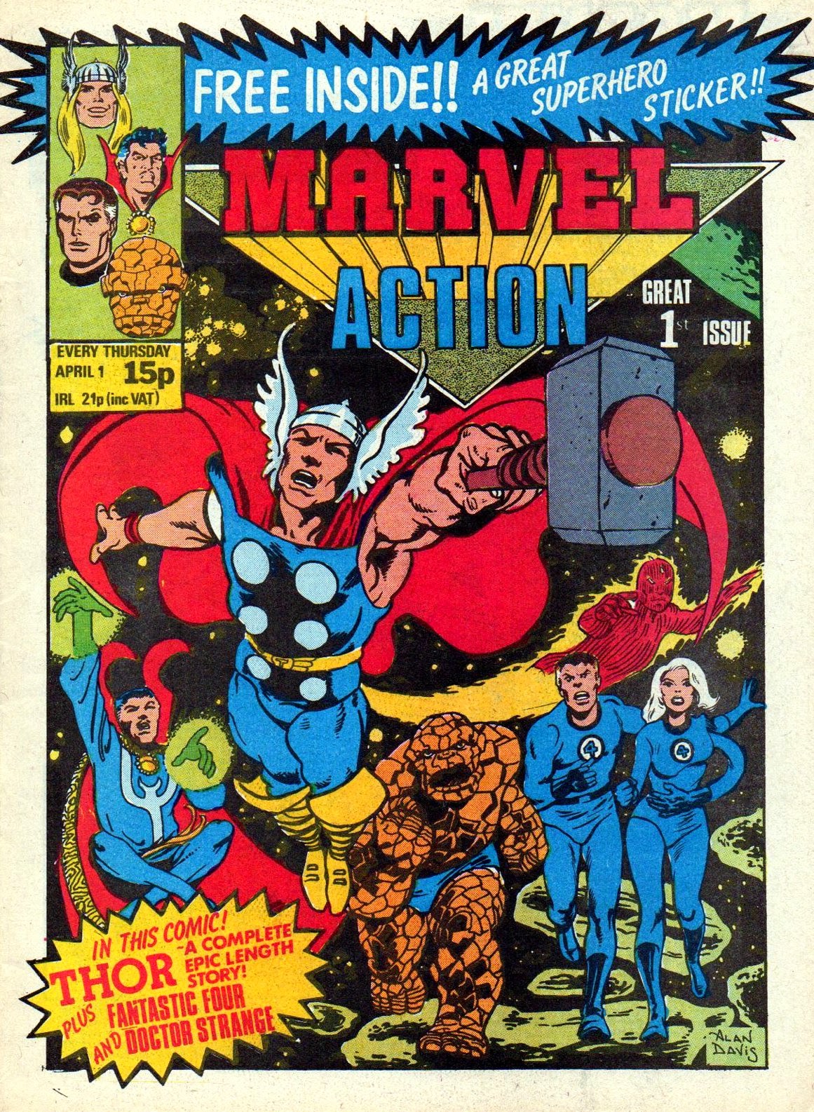 CRIVENS! COMICS & STUFF!: ACTION & ADVENTURE: 'POT LUCK' MARVEL COVER ...