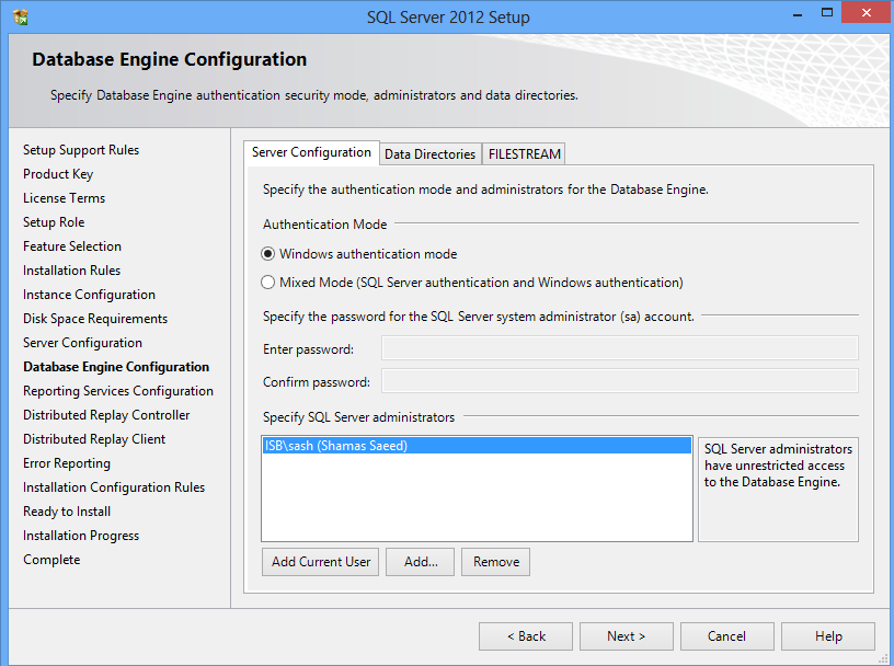 Sql Server knowledge sharing blog: Step by step installation SQL Server 2012 Express (The Cloud ...
