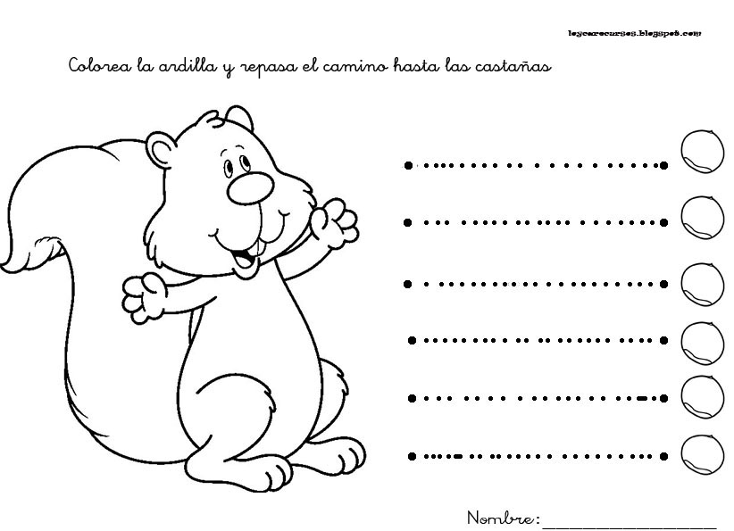 RECURSOS DE EDUCACIÓN INFANTIL: GRAFOMOTRICIDAD: TRAZO HORIZONTAL