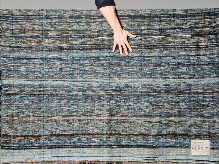 Upcycled Jean Hems Rug | Progress Made | It's Getting Bigger | thee ...