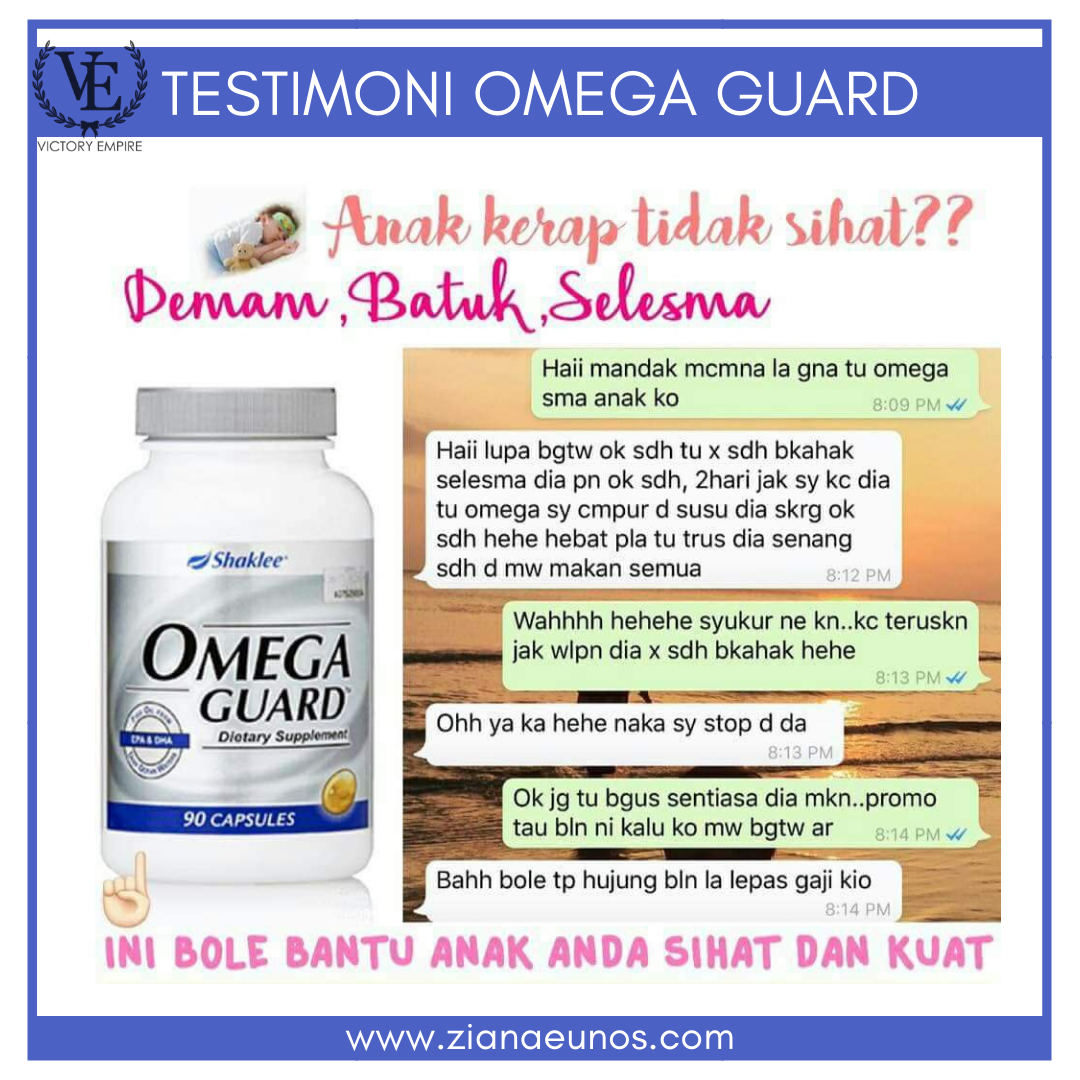 Omega Guard Shaklee: Keistimewaan, Kebaikan, Siapa Yang Perlukan dan ...
