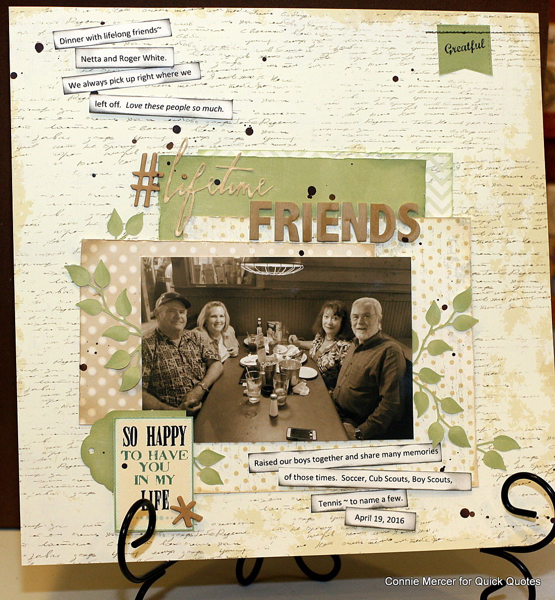Scrapbook Ideas Friends