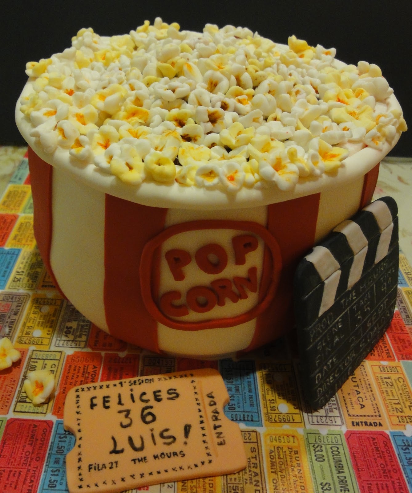 Miss Blondas: Tarta POP CORN!!!