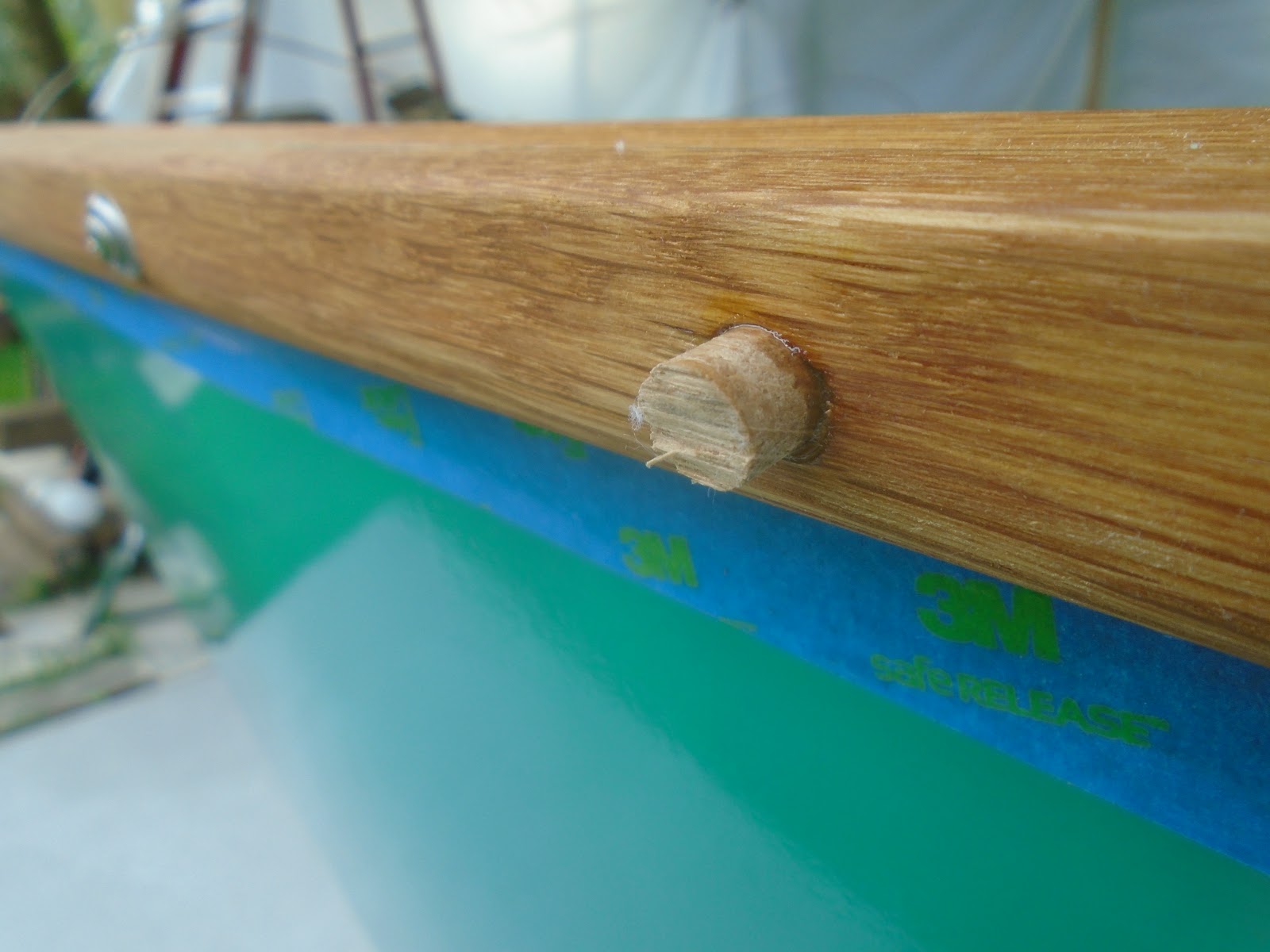 Dueling Dhows: Installation of the Fwd Seat (white Dhow), Daggerboard ...