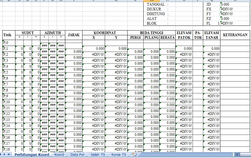 Download form pengukuran situasi dengan total station - SURVEYOR JATIM
