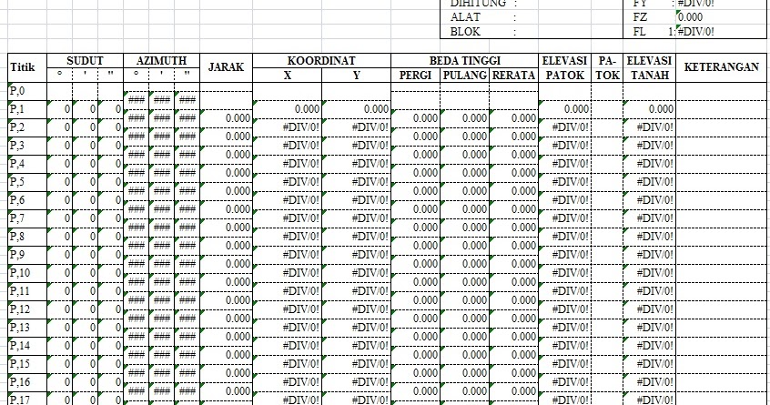 Download form pengukuran situasi dengan total station - SURVEYOR JATIM