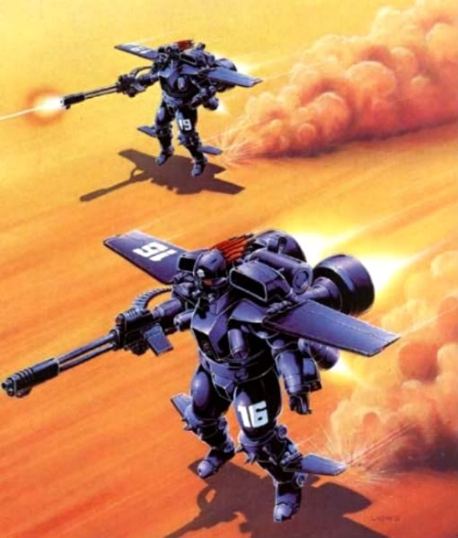 CROSS PLANES: Savage Rifts: Coalition SAMAS Power Armor