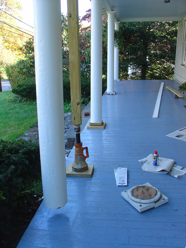 Life at Pugsley: Porch Column Bases 4: On the Way to Done, or, Epoxy ...