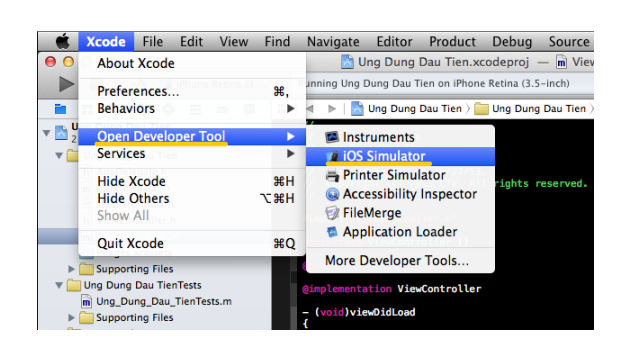 Những Thao Tác Cơ Bản Của iOS Simulator ~ Lập Trình IOS Uy Tín - Chuyên ...