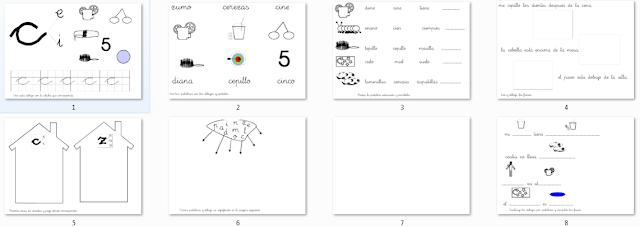 Actividades con la letra c - Imagui