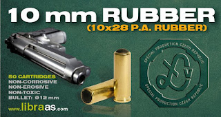 on target shooter nz: Rubber Bullets - Russian 10 mm x 28 - Less Lethal: