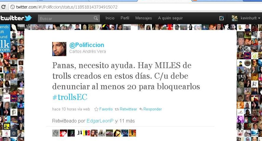 kevinhurlt/ Rafael Méndez Meneses: Ecuabots y #TrollsEc