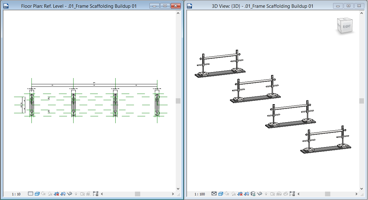 Revit Recess: Parametric Revit Scaffolding