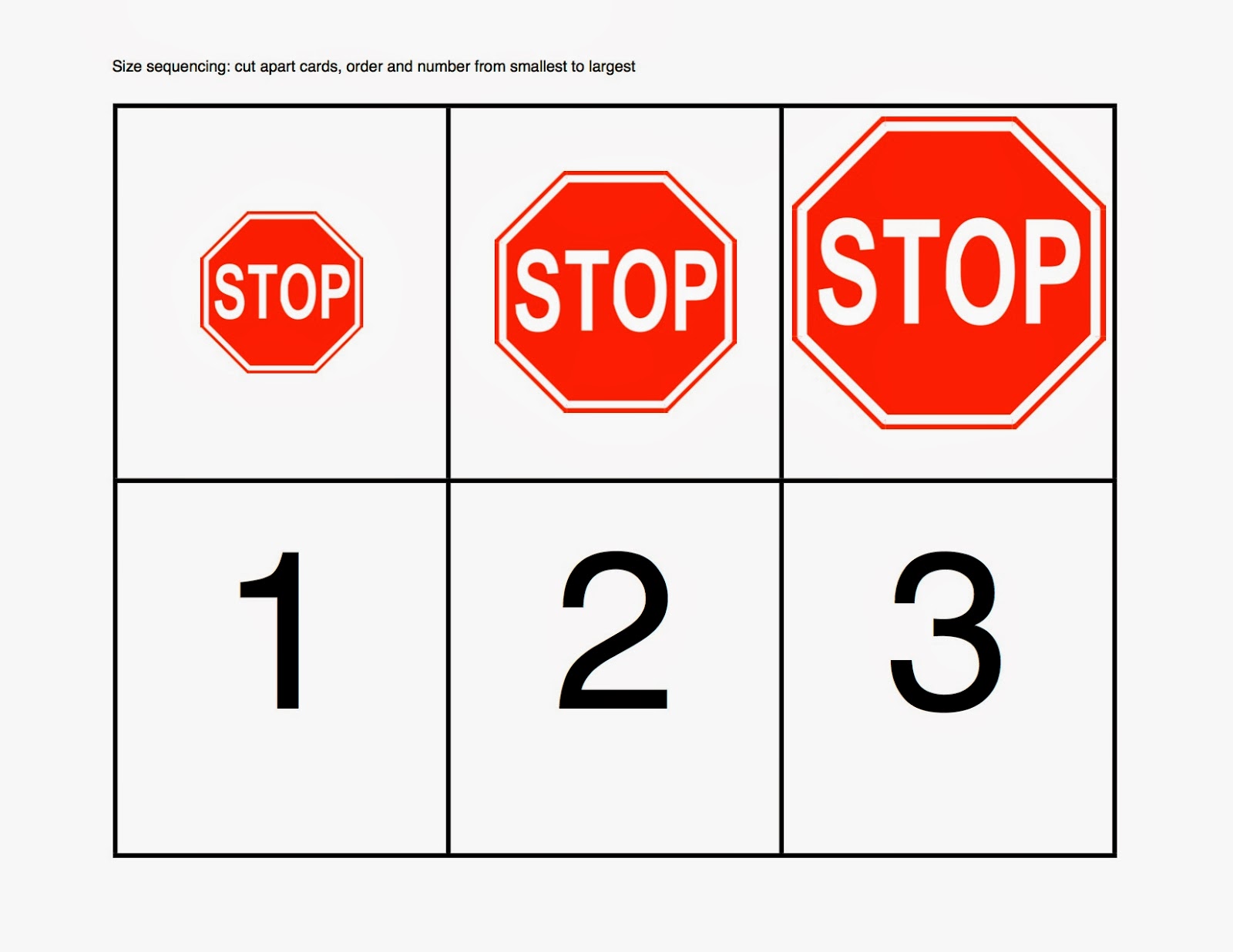 tadpoles, trails and trees: STOP and learn to read!