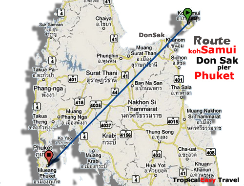 GETTING TO KOH SAMUI: Transportation Maps