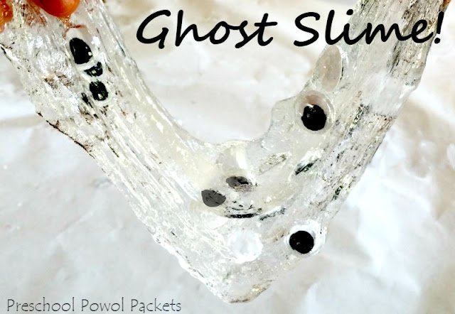 Chemistry for Kids: Ghost Slime Experiment! | Preschool Powol Packets