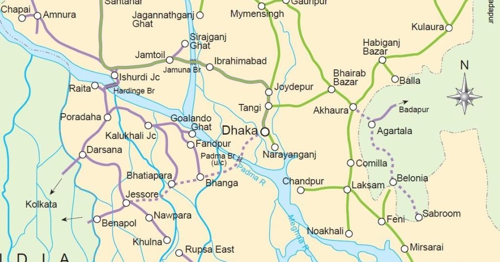 beautiful BANGLADESH from inside and outside: The Bhanga-Mawa Rail Line ...