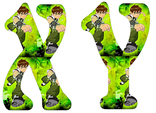 Alfabeto de Ben 10. - Oh my Alfabetos!