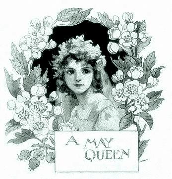 bumble button: Welcome to the month of May. Free clip art of a May ...