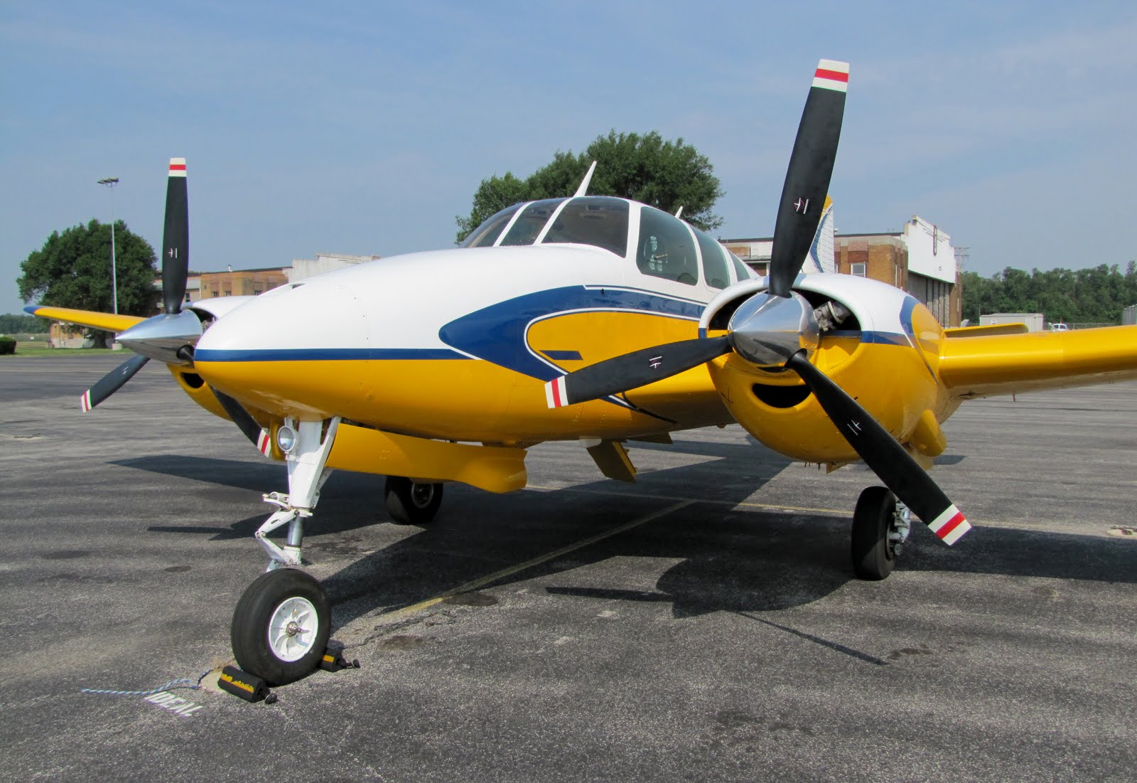 The Aero Experience: Beautiful 1956 Beech Twin Bonanza Stops in St ...