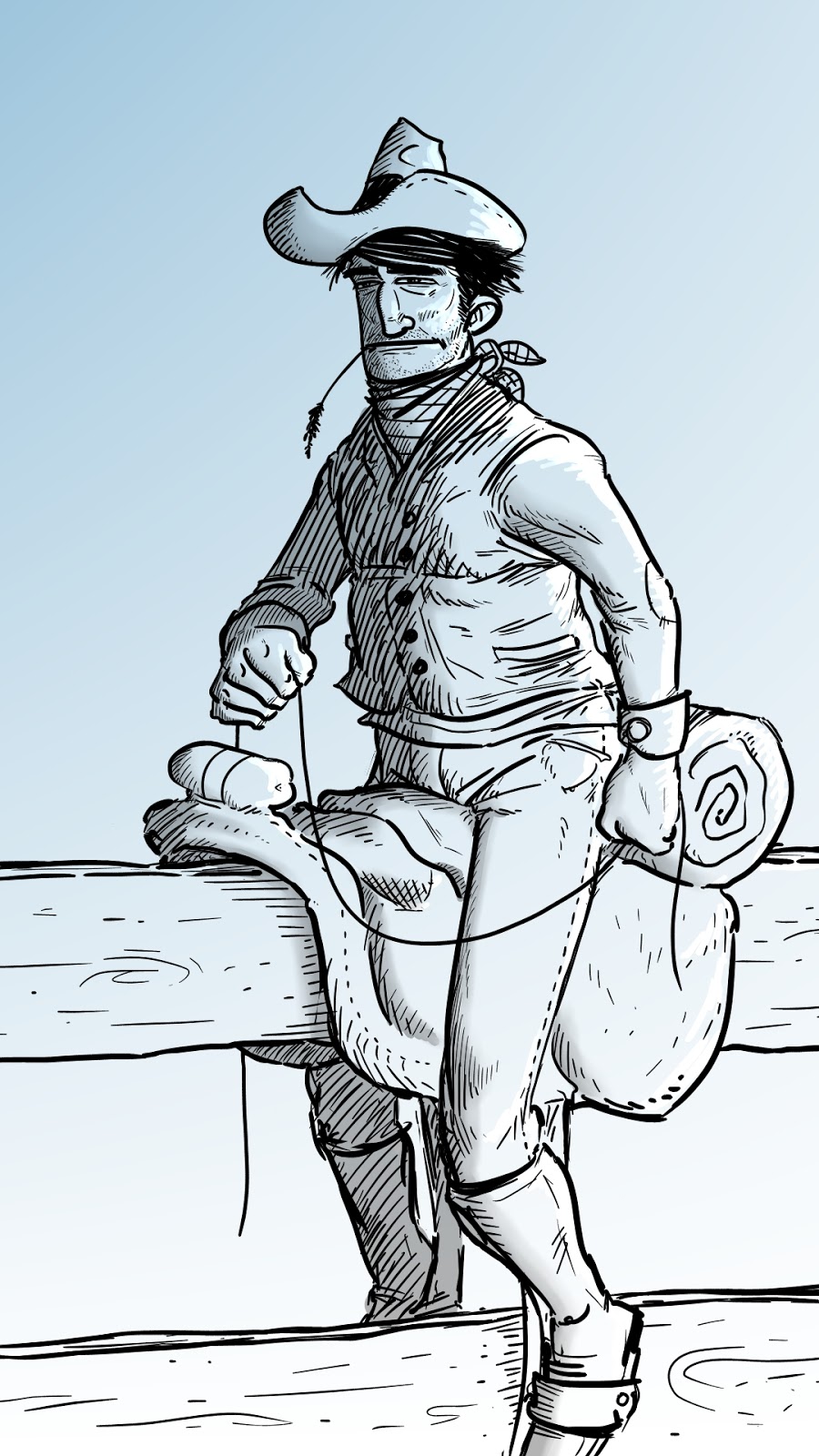 Jesper Soelberg / I Illusion Studio: Blue Cowboy