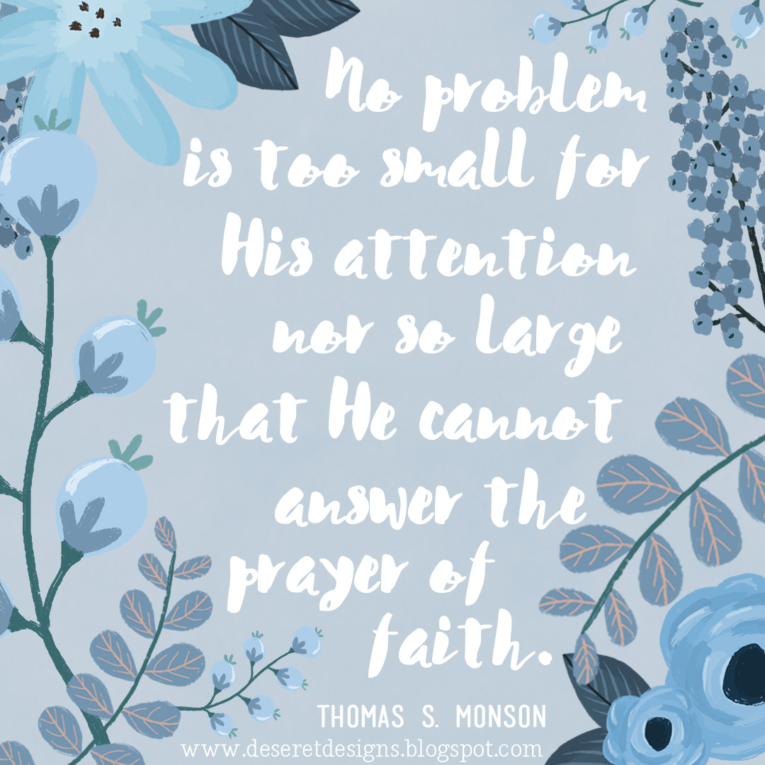 Deseret Designs: No problem is too small...