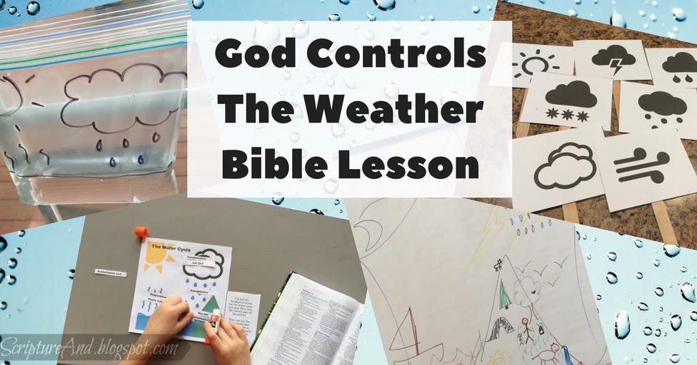 God Controls The Weather Children's Lesson