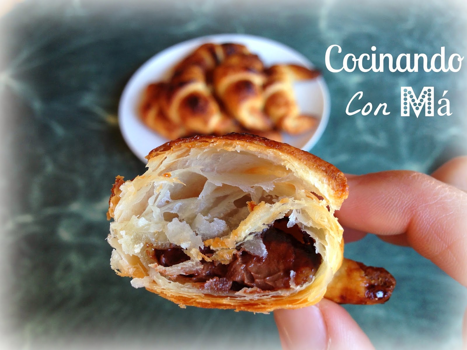 Croissant Rellenos de Nutella - Paso a Paso