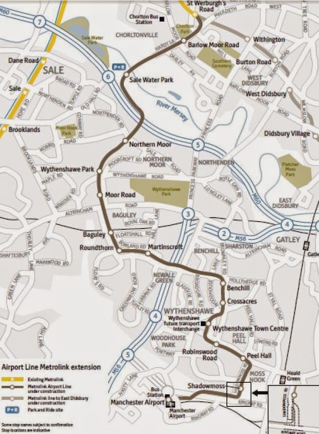 Road Map Of Manchester City Centre