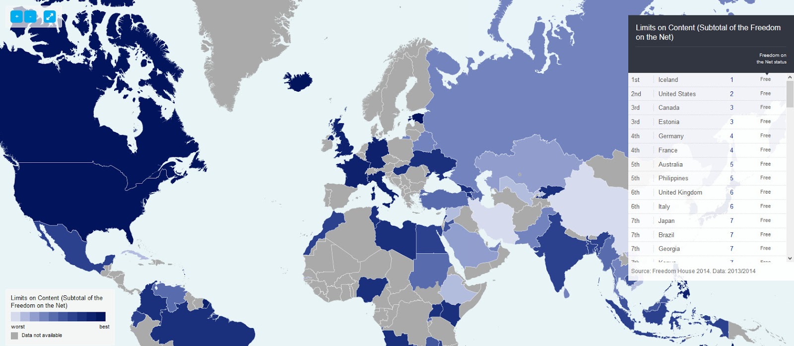 Global Internet maps - Vivid Maps