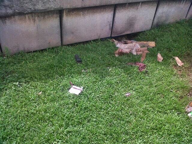 Graphic : Mangled body pictured at Iyana Oworo, lagos - Dondumex's blog - News and Celebrity gossip!