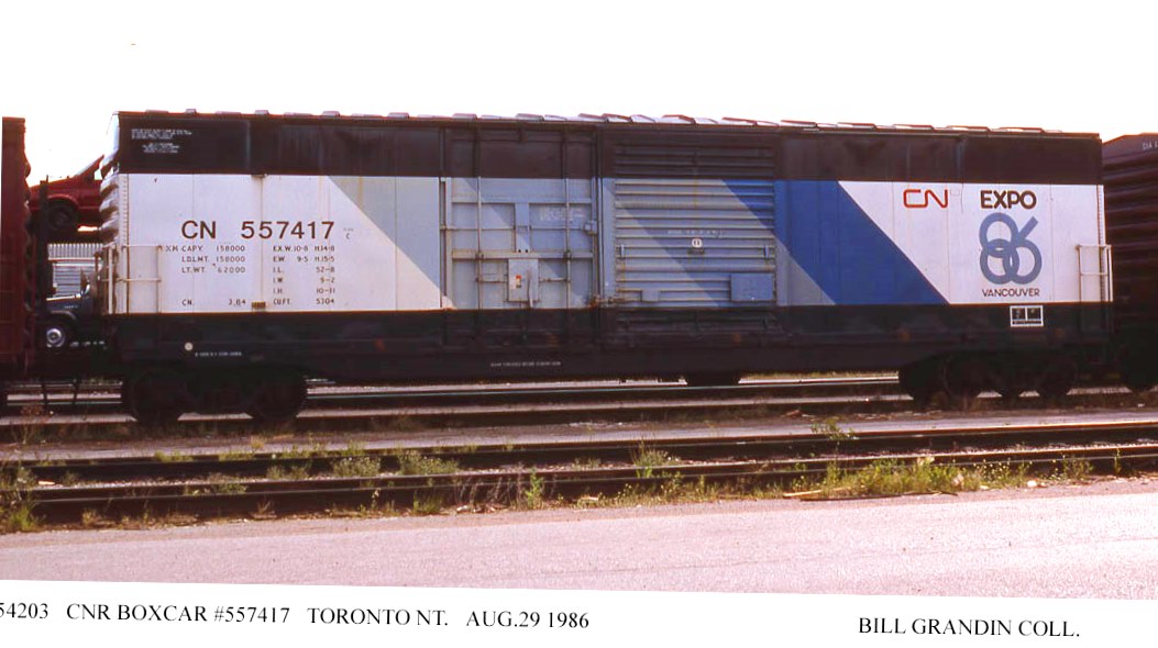 Trackside Treasure: CN Expo 86 Boxcars