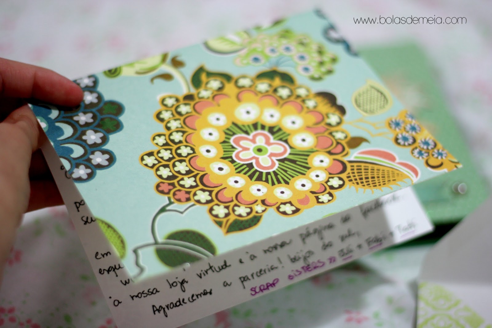 Bolas de Meia: Meu Scrapbook das Scrap Sisters é muito amor!