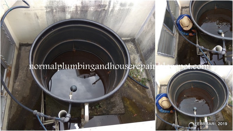 NORMAL PLUMBING: MENUKAR TANGKI POLY KE TANGKI STAINLESS STEEL DI ...