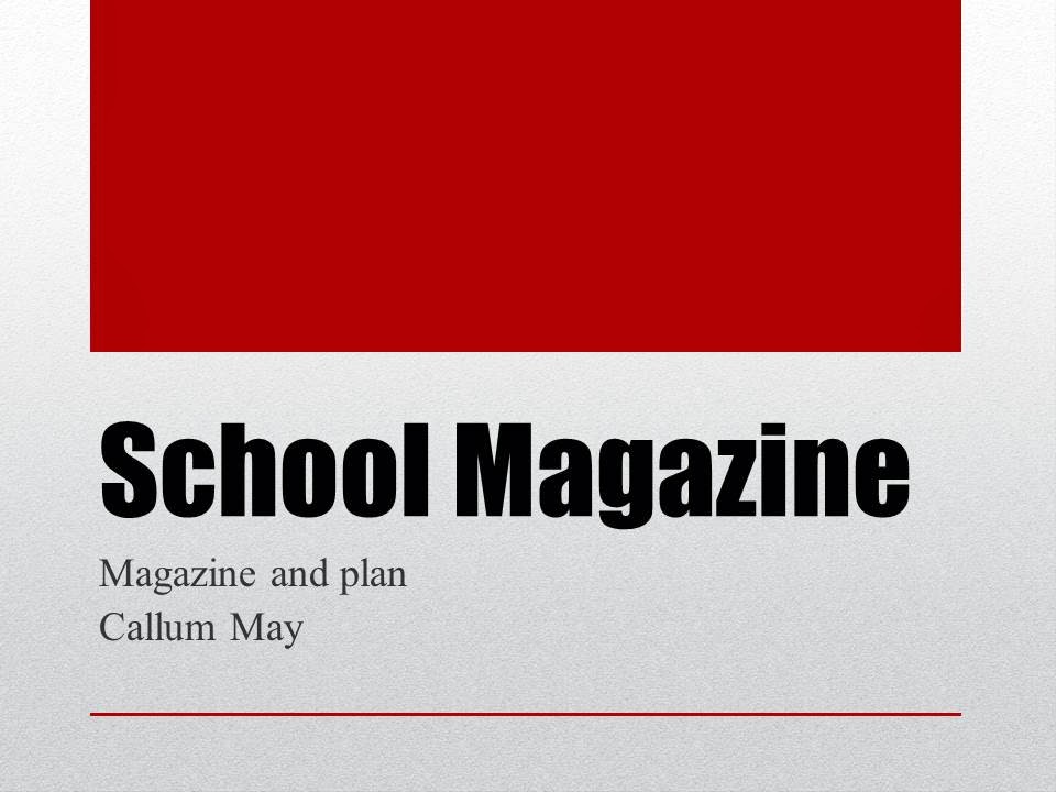 Callum May's AS Music Production Blog