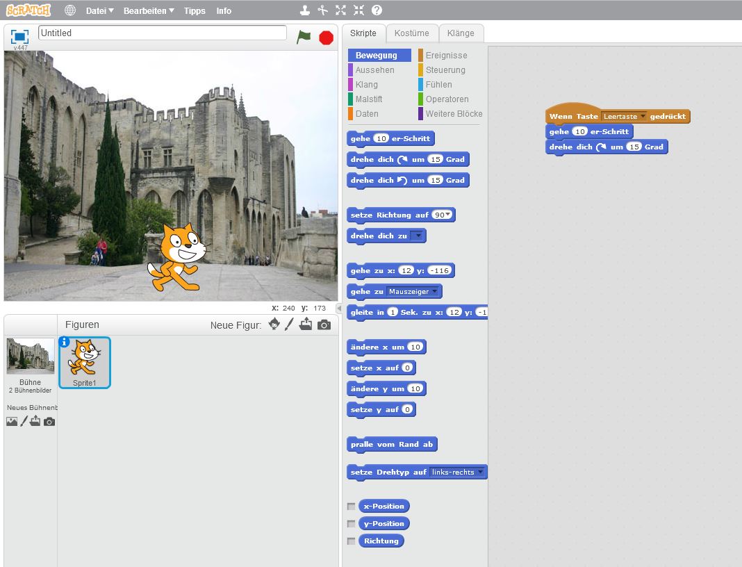 ICT-Ideen (Medien im Unterricht): Scratch - Einfaches Programmieren