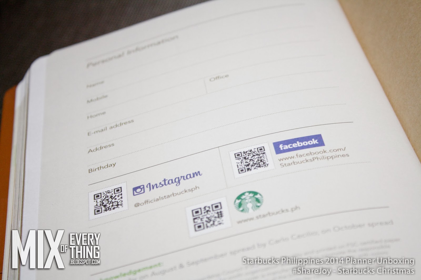 My Starbucks 2014 Planner - The Unboxing - Blog for Tech & Lifestyle