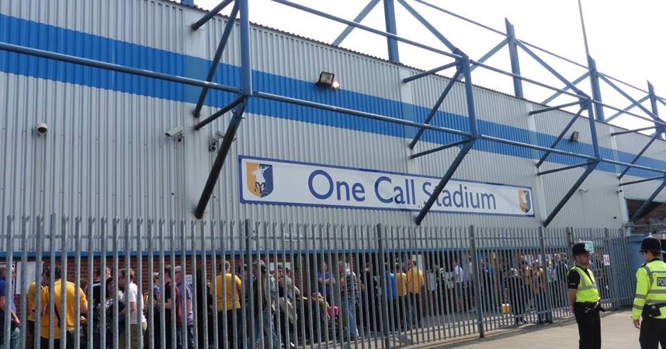 The Rainham End.: Field Mill - Mansfield Town