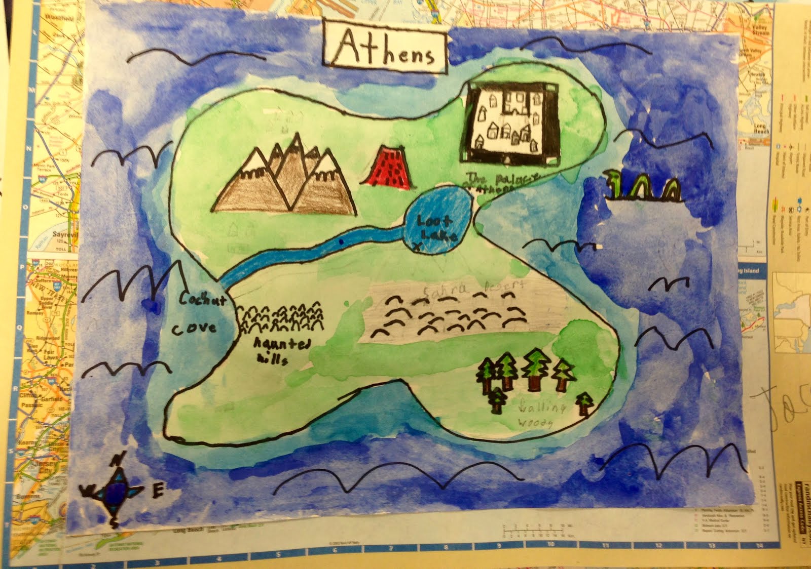 ShmoreArtRoom: 4th grade Cartography