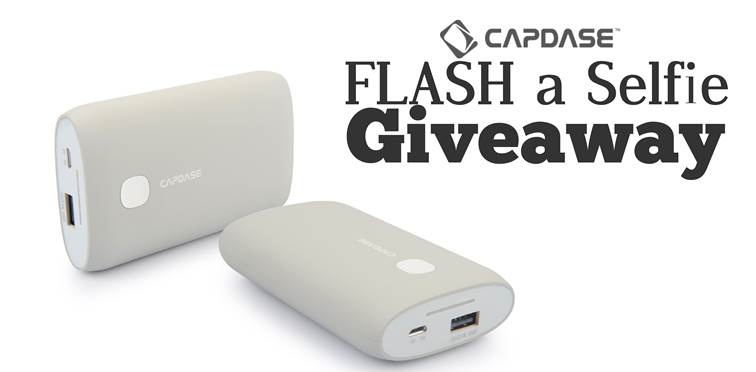 Capdase Flash A Selfie Giveaway: Win a premium Capdase Flash U6 powerbank