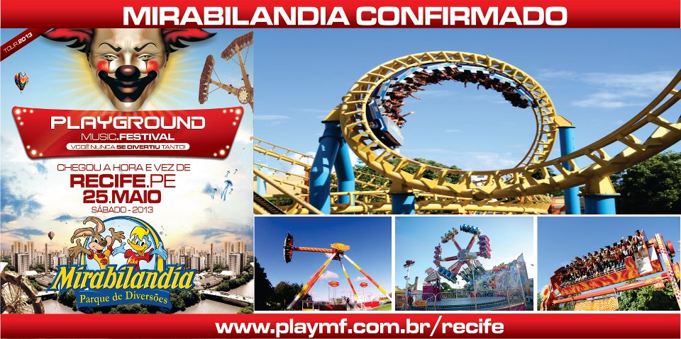 Fan HDT MIRABILANDIA: Playground Music Festival - Confirmado! Fan HDT MIRABILANDIA: Playground Music Festival - Confirmado!