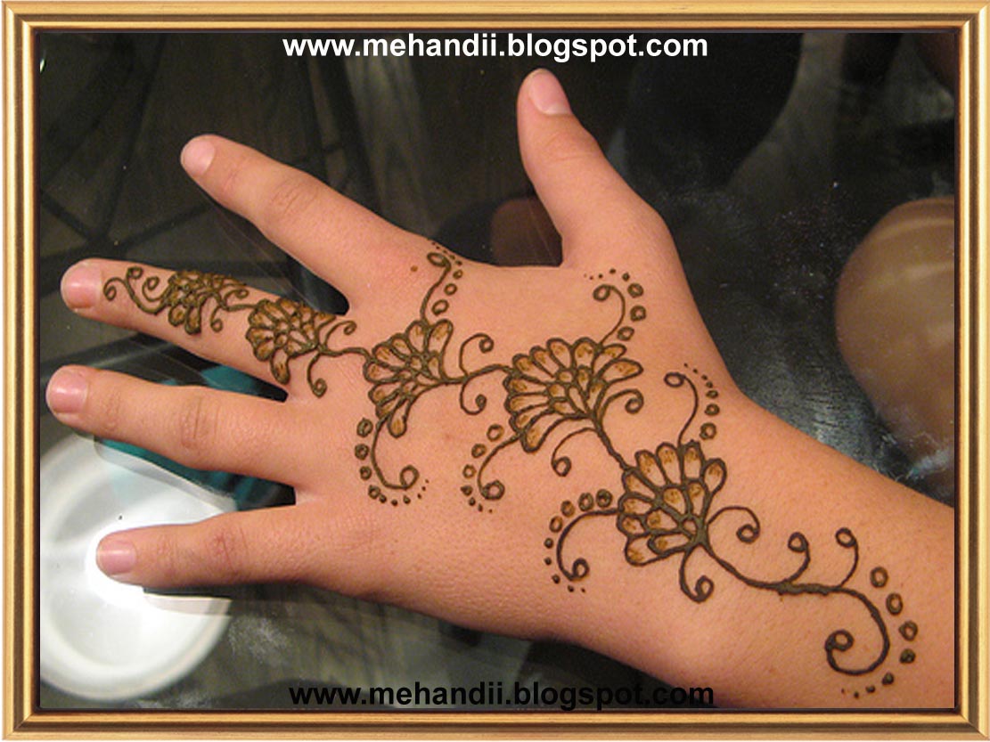 MEHNDI DESIGN: Simple Mehandi Design part 10