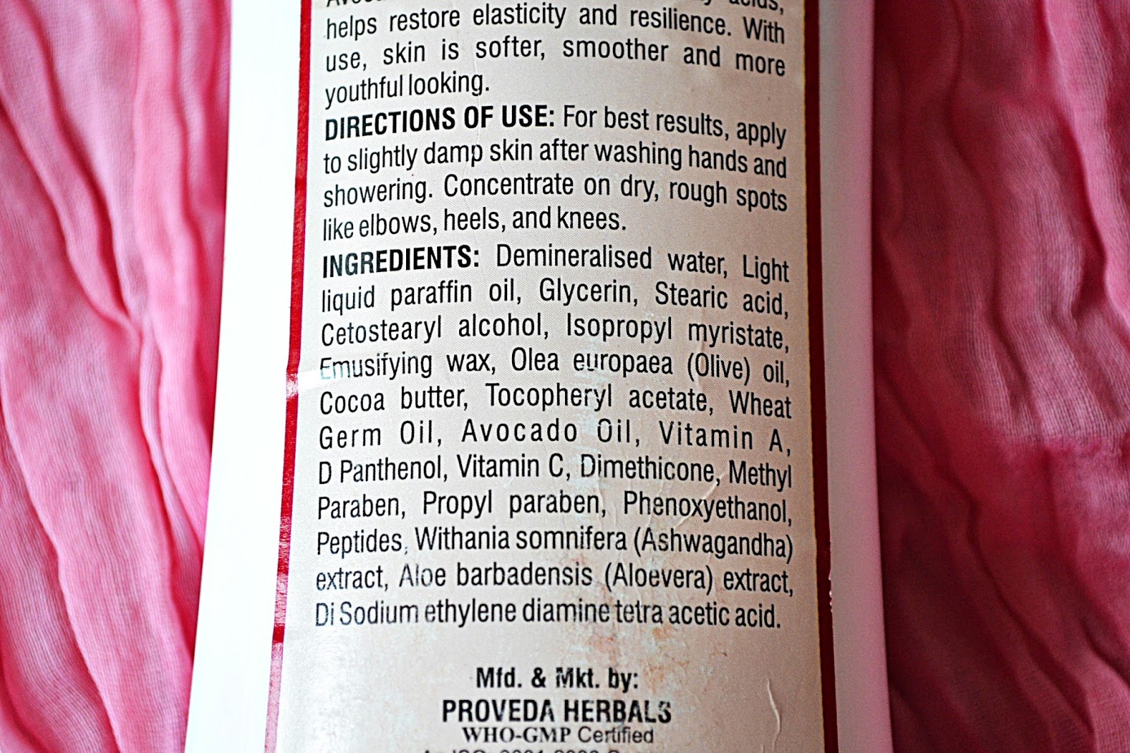 Indian Beauty Cafe: TBC by Nature Natural Vitamin E Ultra Healing Body ...