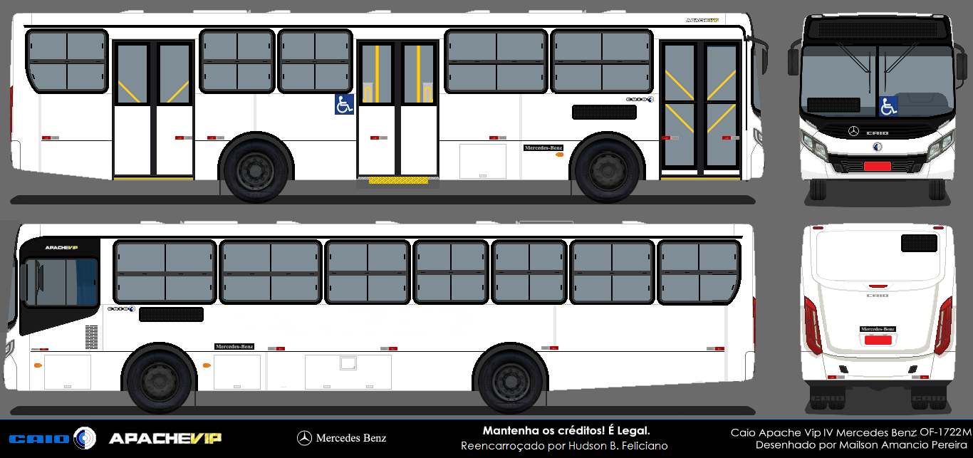 Central Bus: Caio Apache Vip IV MB OF-1722M