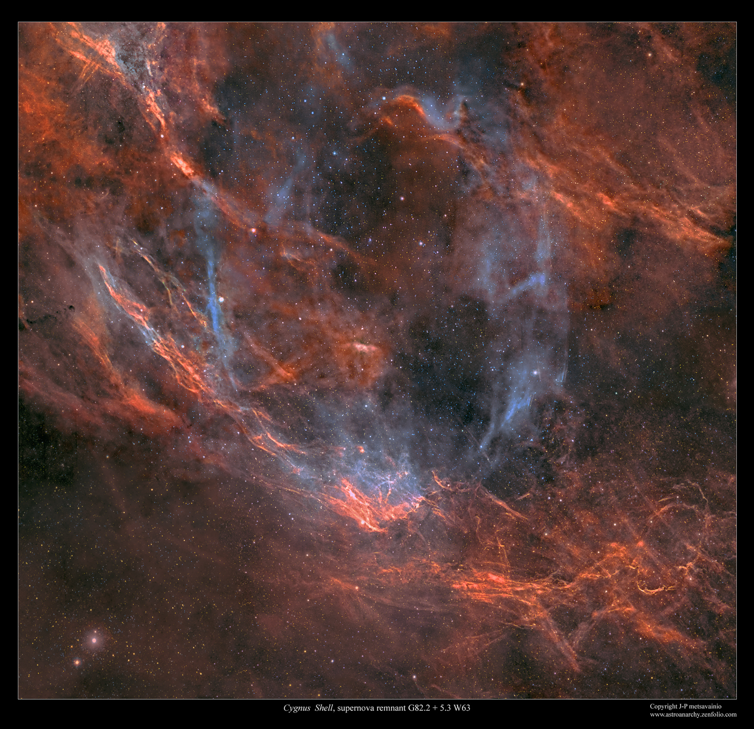 Astro Anarchy: A very rare photo, Cygnus Shell, supernova remnant G82.2 ...