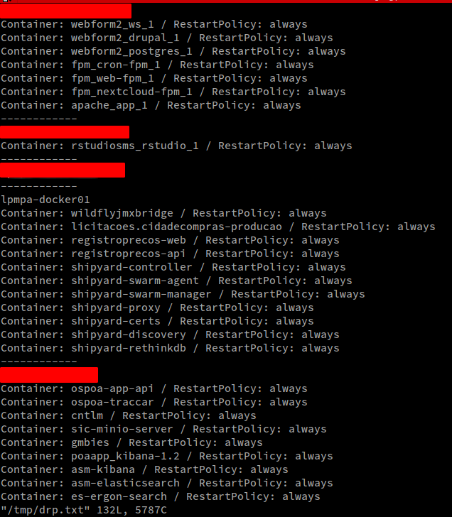 Managing Docker Restart Policy On a Set of Hosts