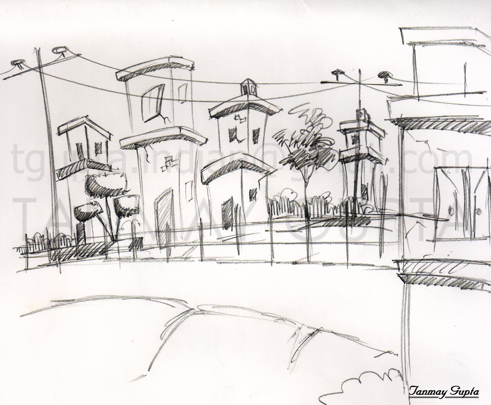 SHADES OF TANMAY: Background Design (Sketch)